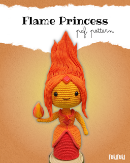 Ravelry: Flame Princess Amigurumi pattern by Ana Karolina Ramalho