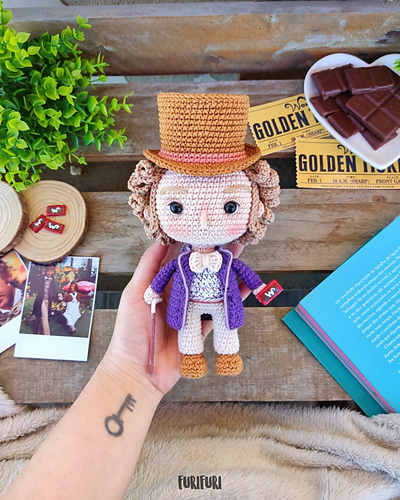 Ravelry: Willy Wonka Amigurumi pattern by Ana Karolina Ramalho