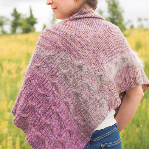 Ravelry: Beloved Roots Fade Shawl pattern by Gabrielle Vézina