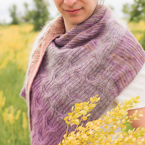 Ravelry: Beloved Roots Fade Shawl pattern by Gabrielle Vézina