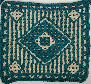 Ravelry: Double Double Diamonds - IMC pattern by Georg-Anne Duval