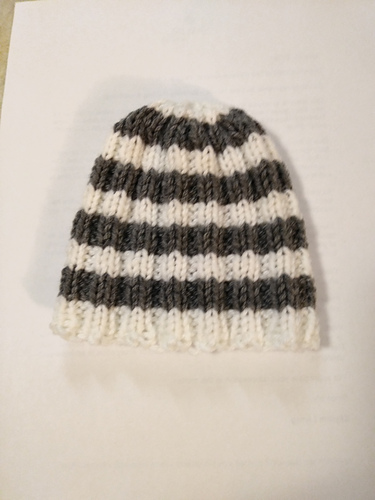 Ravelry: Ribster Baby Hats in stripes pattern by marianna mel