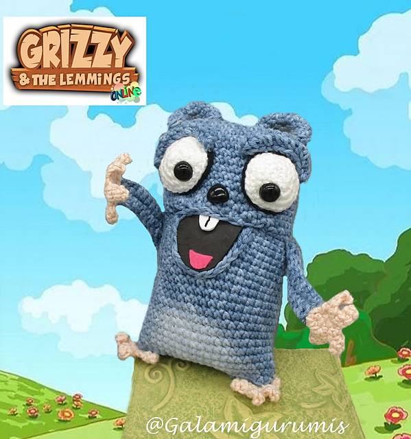 Ravelry: Lemming (Grizzy & The Lemmings) pattern by Gala Rebes