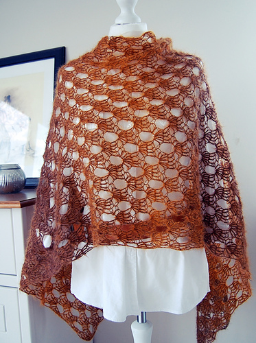Ravelry: kasztanowy szal pattern by galeria splot