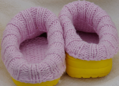 Ravelry: Krock Socks - liners for plastic clogs pattern by Gari Lynn