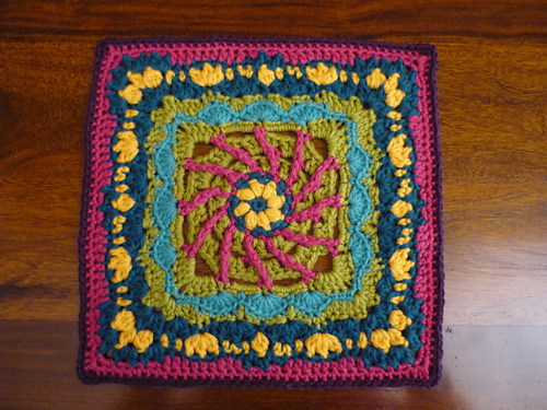 Ravelry: May Pole 9" and 12" Square pattern by SwiftlySparrow