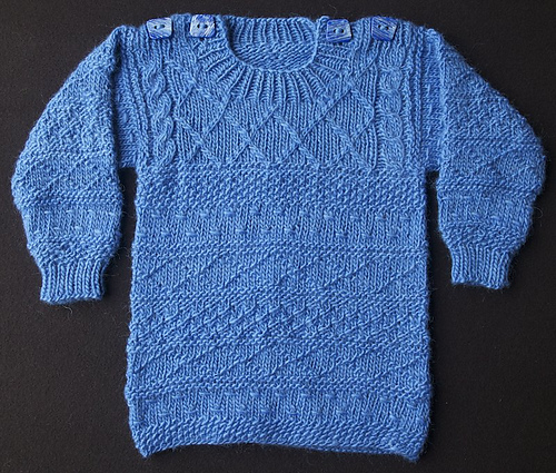 Ravelry: Easy Baby Aran pattern by Sarah Hoffman
