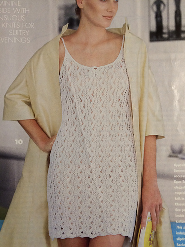 Ravelry: #10 Lace Slip Dress pattern by Wendy Sacks