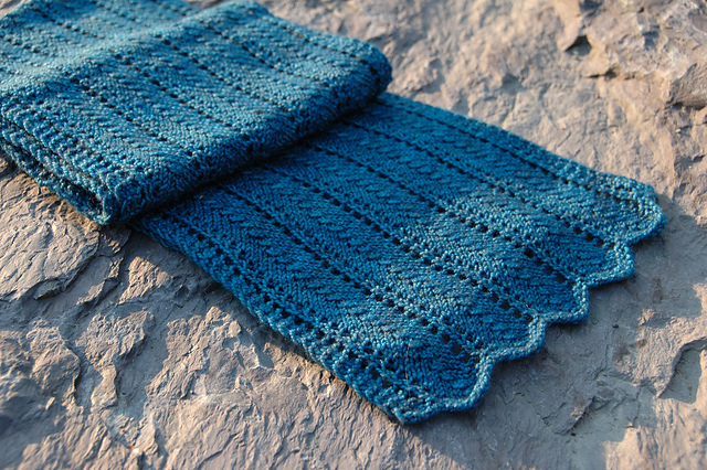 Ravelry: Simple Chevron Scarf pattern by Aimee Alexander