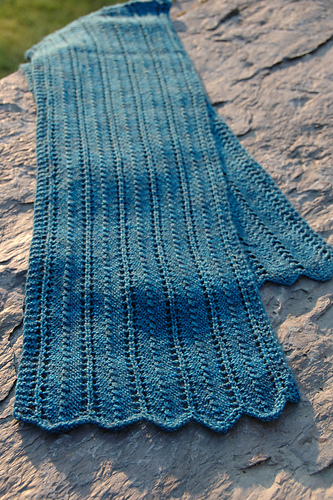 Ravelry: Simple Chevron Scarf pattern by Aimee Alexander