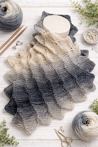 Ravelry: Dragen shawl pattern by Jen Giezen