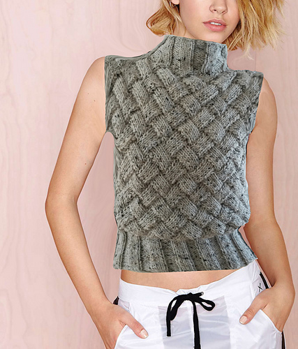 Ravelry: Vest Entrelac pattern by Jen Giezen