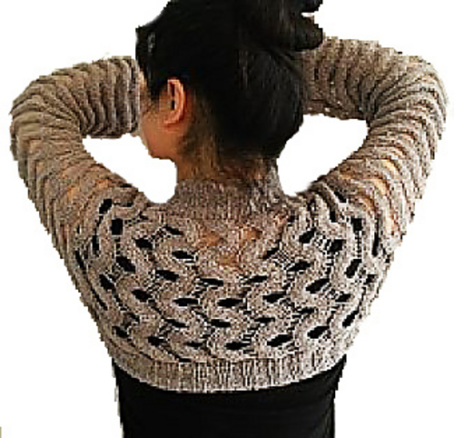 Ravelry: Linen Shrug Wheat pattern by Jen Giezen