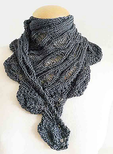 Ravelry: Neckwear Iron Leaf pattern by Jen Giezen