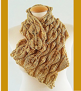 Ravelry: Neckwear Spikeleaf pattern by Jen Giezen