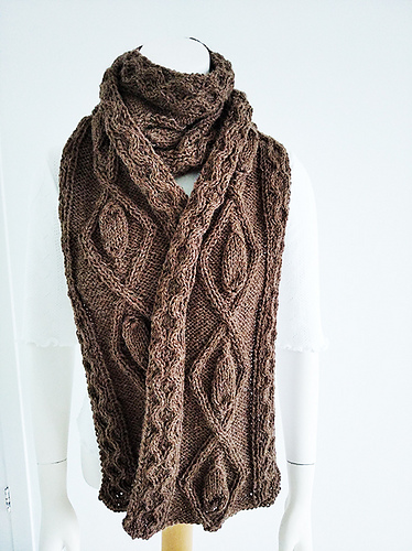 Ravelry: DRops Scarf pattern by Jen Giezen