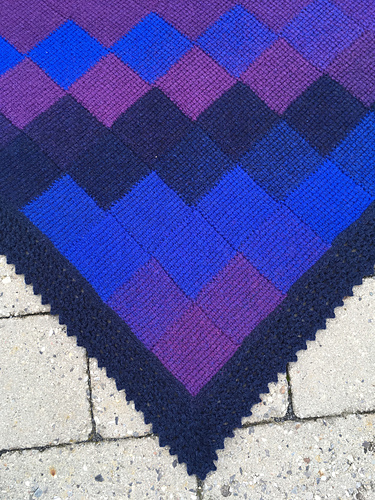 Ravelry: Entrelac shawl pattern by G Madsen