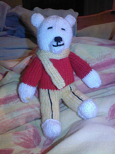 Ravelry: Mini Rupert the Bear pattern by Sarah Bradberry
