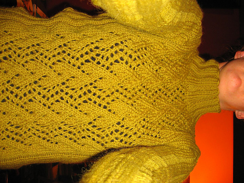 Ravelry: Lace panel sweater pattern by Patons Australia