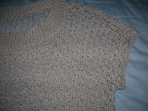 Ravelry: Textured Lacy Pullover pattern by Irina Poludnenko