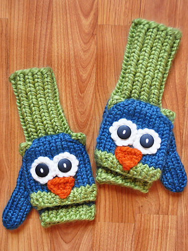 Ravelry: Smitten Mittens Fingerless Owl & Cat Mittens pattern by Lauren ...