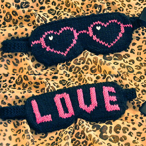 Ravelry: "Eye Candy" Colorful Reversible Eye Masks pattern by Lauren Riker