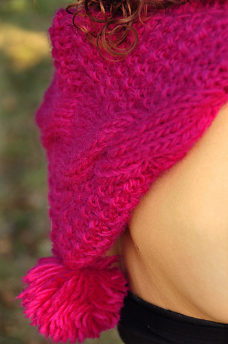 Ravelry: Trifecta Cable Knit Hooded Scarf with Pockets pattern by ...