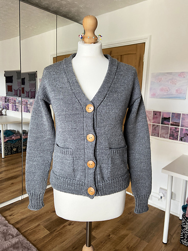 Ravelry: "Girlfriend Cardigan" Sweater and Dress pattern by Lauren Riker