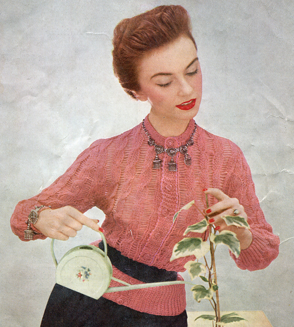 Ravelry: Lady's Jumper Cardigan pattern by Lee Target