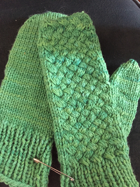 Ravelry: Woven Cable Mittens pattern by Lisa Check