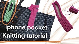 Ravelry: iphone pocket bag knitting pattern by knitting hana