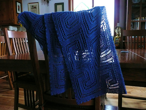 Ravelry: Greek Key Lace Scarf pattern by Jay Petersen