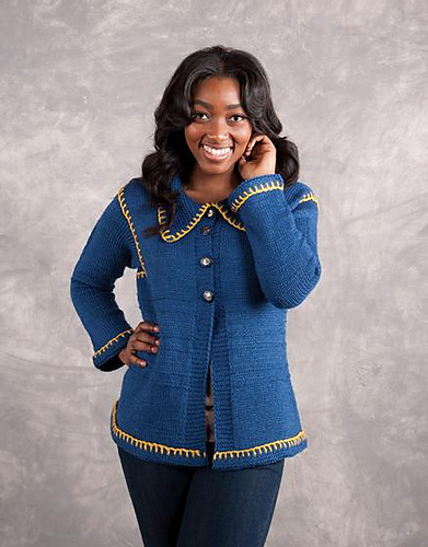 Ravelry: Hampshire Jacket pattern by Brenda Castiel