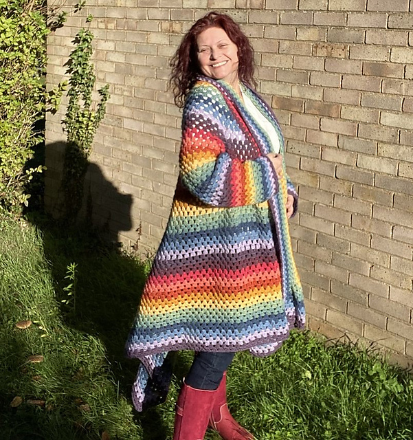 Ravelry: Rainbow flare cardigan pattern by Gordana Adamceska-Halson