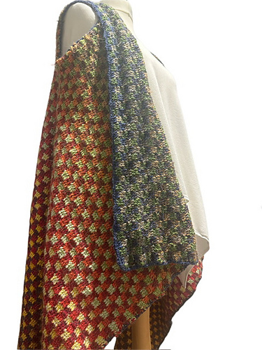 Ravelry: Pixelated waterfall vest pattern by Gordana Adamceska-Halson