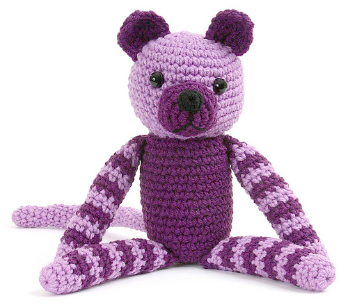 Ravelry: Purple Striped Critter Amigurumi pattern by Carolyn Christmas