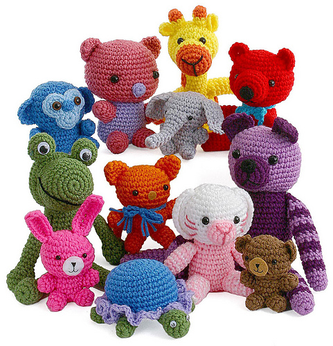 Ravelry: Purple Striped Critter Amigurumi pattern by Carolyn Christmas