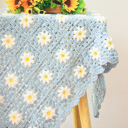 Ravelry: Crochet Daisy Flower Blanket pattern by Grace Gao