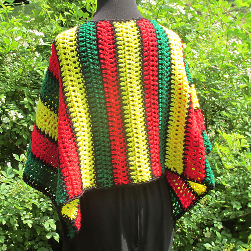 Ravelry: Be Happy Reggae Wrap pattern by Becky Dirlam
