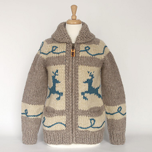 Ravelry: Graphic Deer Head Sweater pattern by Amy Fergano