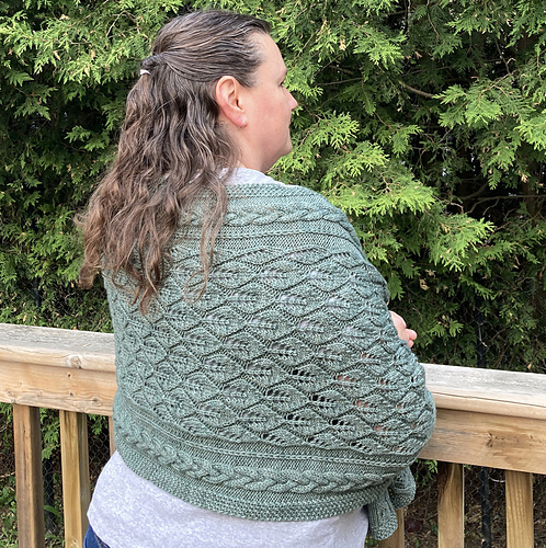 Ravelry: Twisting Vines Wrap pattern by A. Palmatier