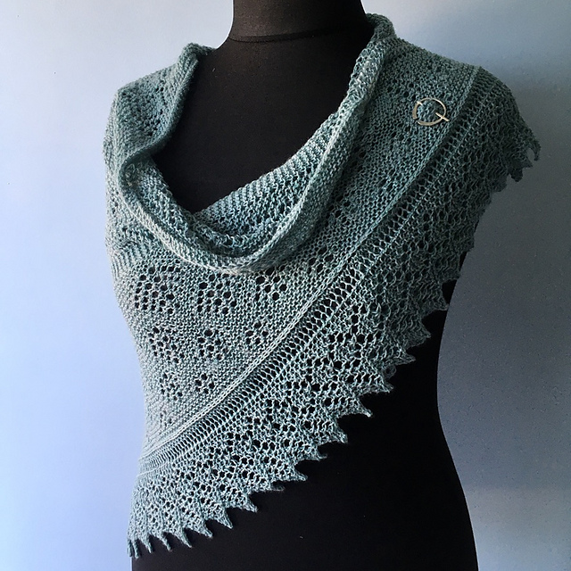 Ravelry: Marianne Half Hap Shawl pattern by Kath Andrews