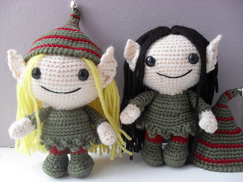 Ravelry: Elfy the Elf, Amigurumi pattern by Sayjai Thawornsupacharoen