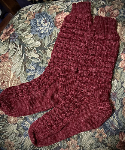 Ravelry: Basic Basket Weave Socks pattern by Liz Harris