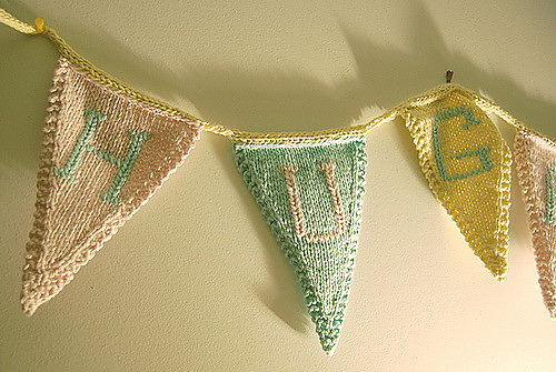 Ravelry: Knitted Bunting Flags pattern by Green Mountain Mama