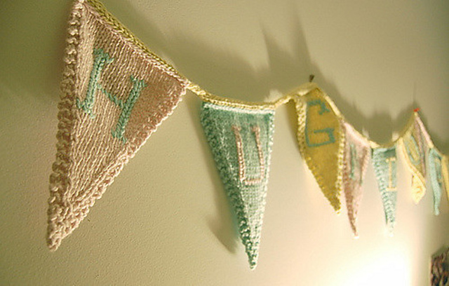 Ravelry: Knitted Bunting Flags pattern by Green Mountain Mama