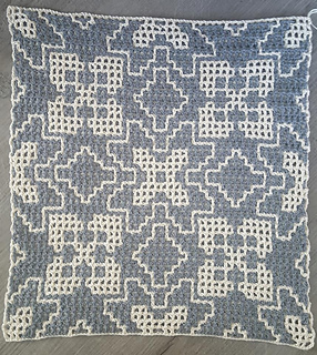 Ravelry: Kruis/Cross sign block interlocking pattern by Gea Crea design