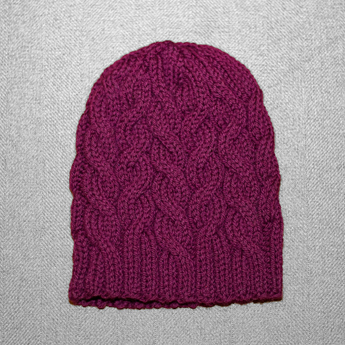 Ravelry: Classic Cable-Knit Hat pattern by Haley Scarpino