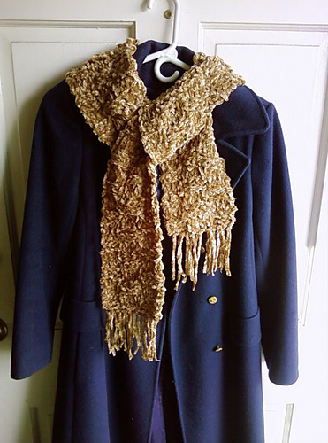 Ravelry: Chenille Scarf pattern by Haley Mathiot