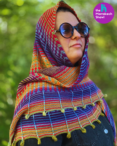 Ravelry: Marrakech Shawl pattern by handful of colour